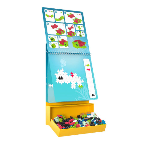 Plus-Plus Puzzle-by-Number Activity Pad - Ocean - Treasure Island Toys