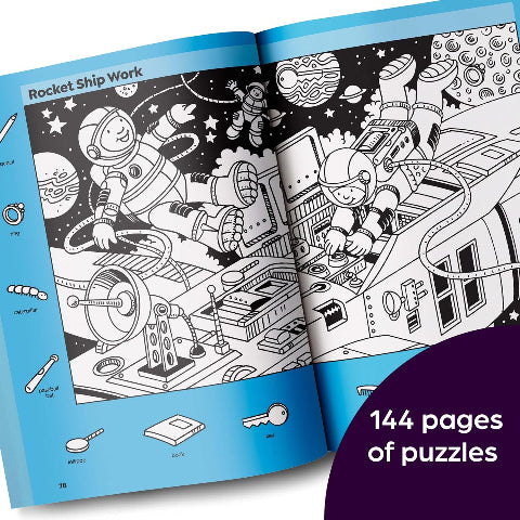 Highlights Hidden Pictures Space Puzzles - Treasure Island Toys